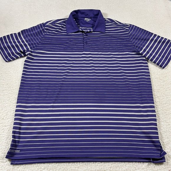 Ping | Shirts | Ping Polo Shirt Mens Xxl Short Sleeve Purple Striped ...
